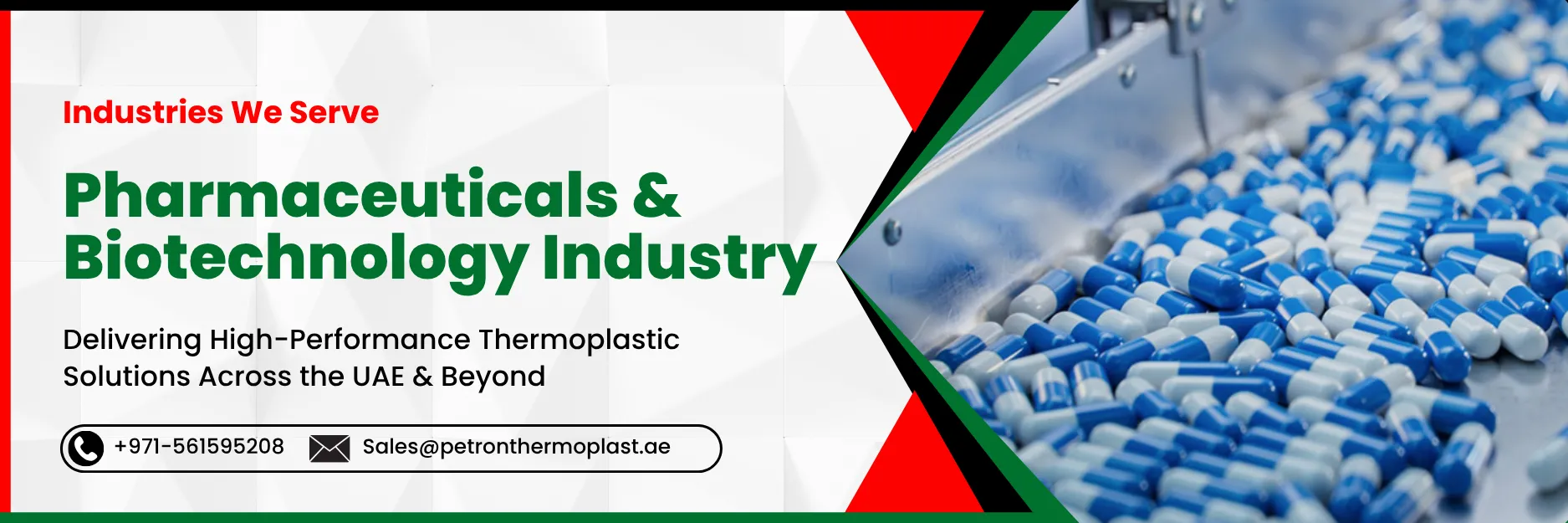 Pharmaceutical and Biotechnology Industry - Petron Thermoplast