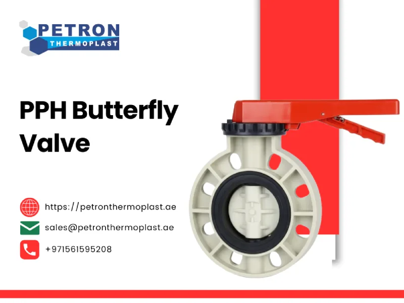 PPH Butterfly Valve - Petron Thermoplast